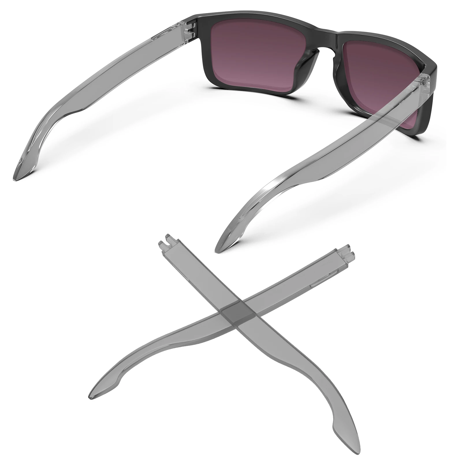 Glintbay Rubber Temples Arms/Legs Replacements for Oakley Holbrook ...