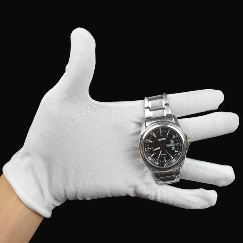 Gant ménage-vaisselle,Gants en coton blancs,12 paires,pour eczéma ...