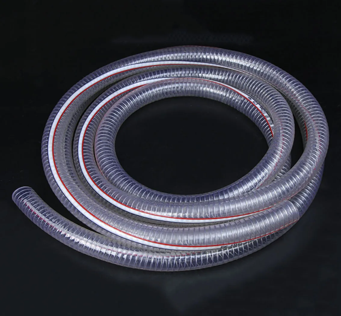 1Meter-ID-10-13-16-19-22-25-60mm-Transparent-PVC-Steel-Wire-Hose-Oil ...