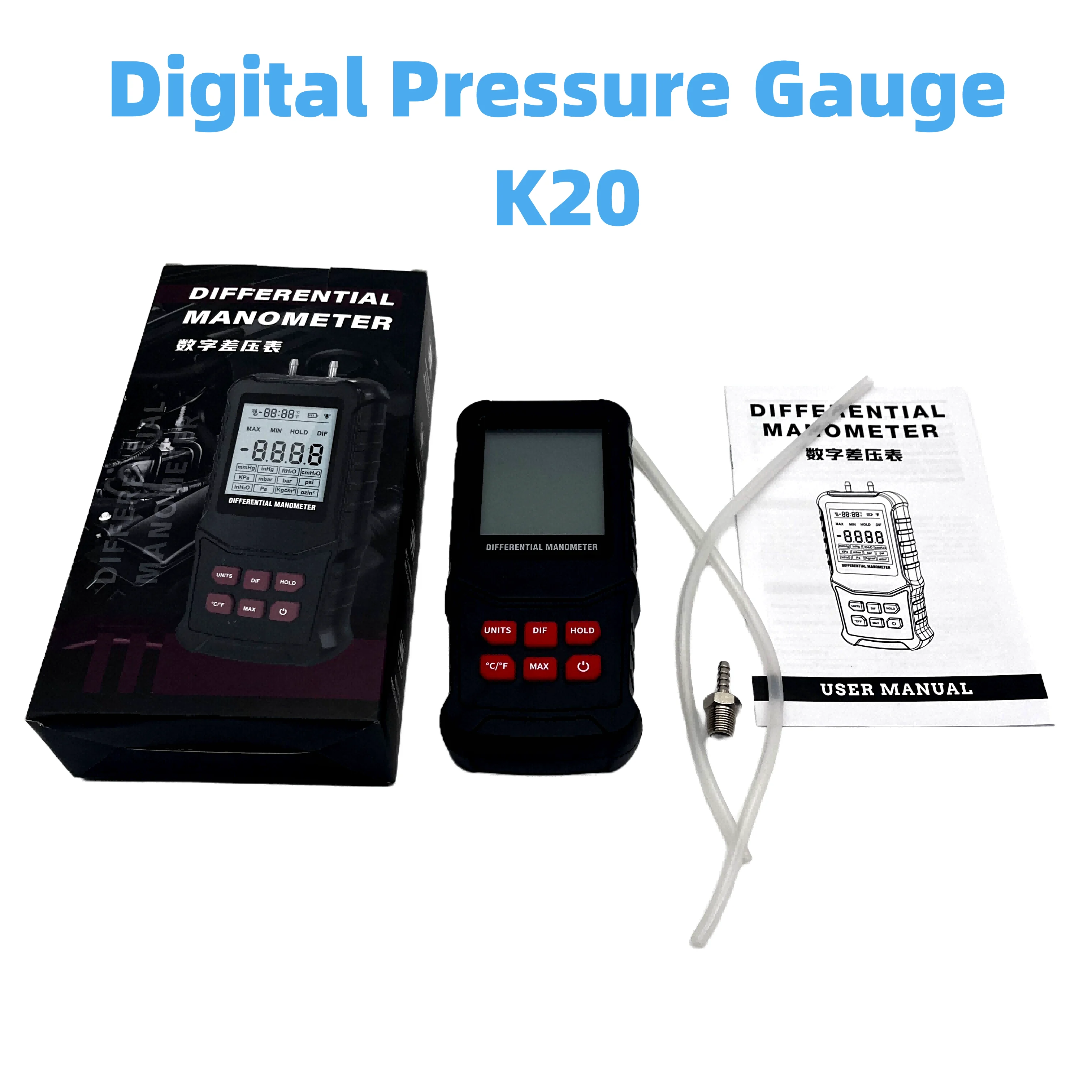 Gauge-K20-Digital-Manometer-Air-Pressure-Meter-Differential-Pressure ...