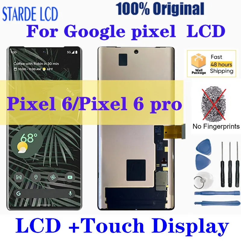 Pantalla-LCD-AMOLED-Original-para-Google-Pixel-6-GB7N6-marco-de-pantalla-Panel-t-ctil ...
