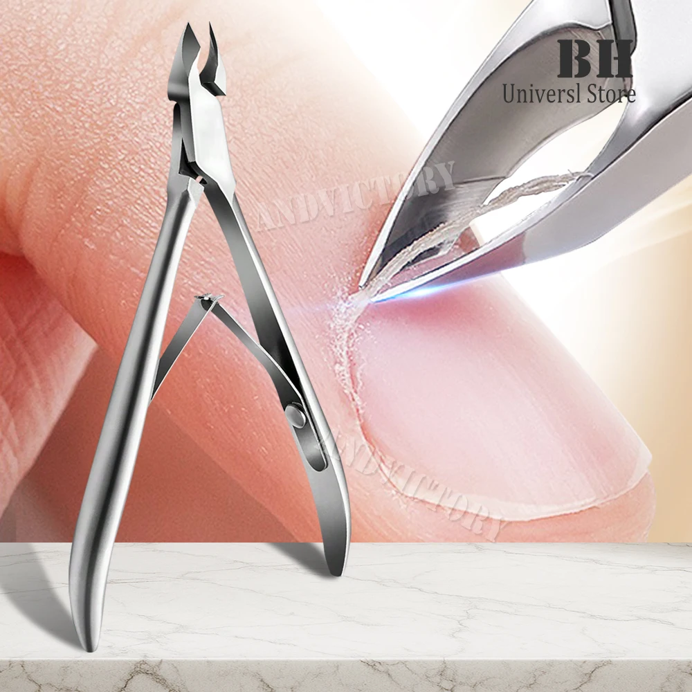 1Pc Stainless Steel Cuticle Trimmer Professional Nail Nipper Cuticle ...