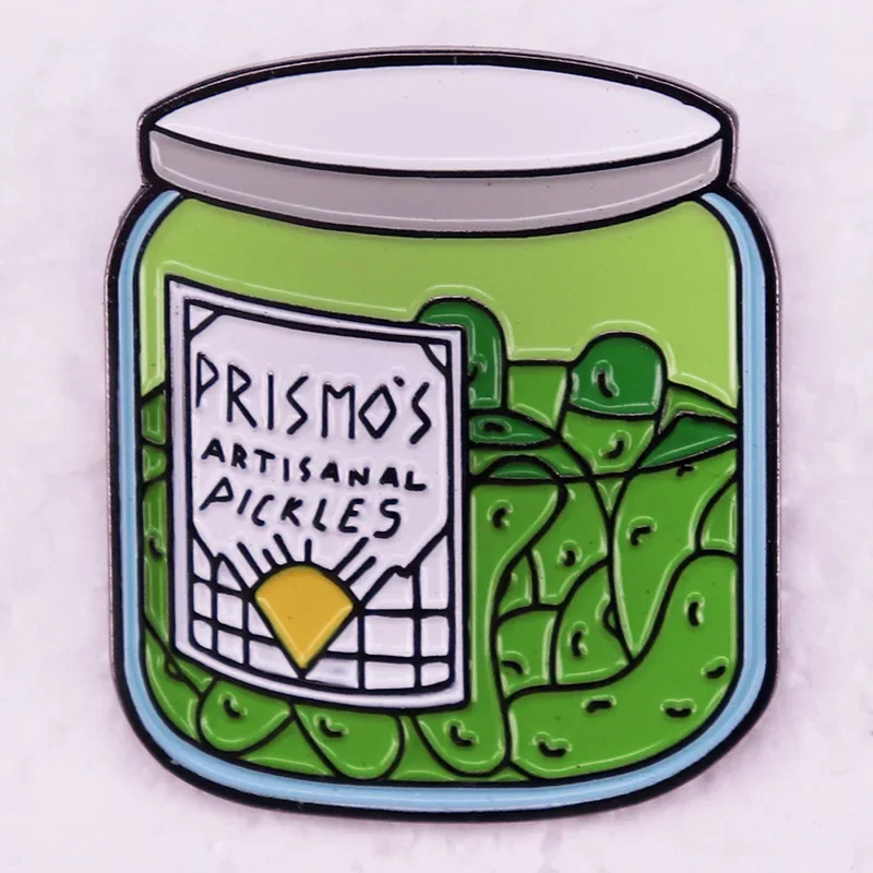 Pin-duro-enlatado-do-esmalte-Pickles-dos-desenhos-animados-Emblema-do ...