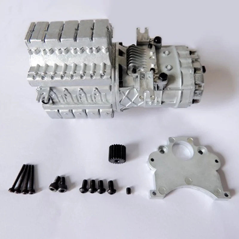 Metal Simulation CVT Upgrade Gearbox for 1/14 Tamiya RC Truck Tipper ...