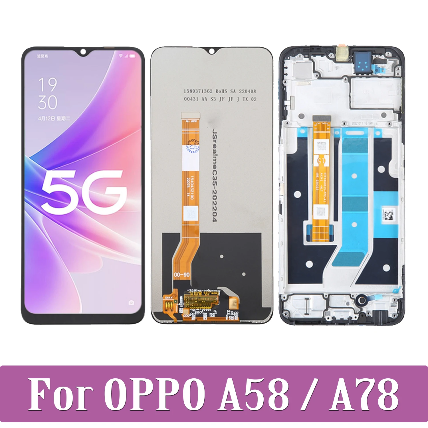 6-56-Original-For-OPPO-A78-5G-CPH2483-CPH2495-LCD-Display-Touch-Screen ...