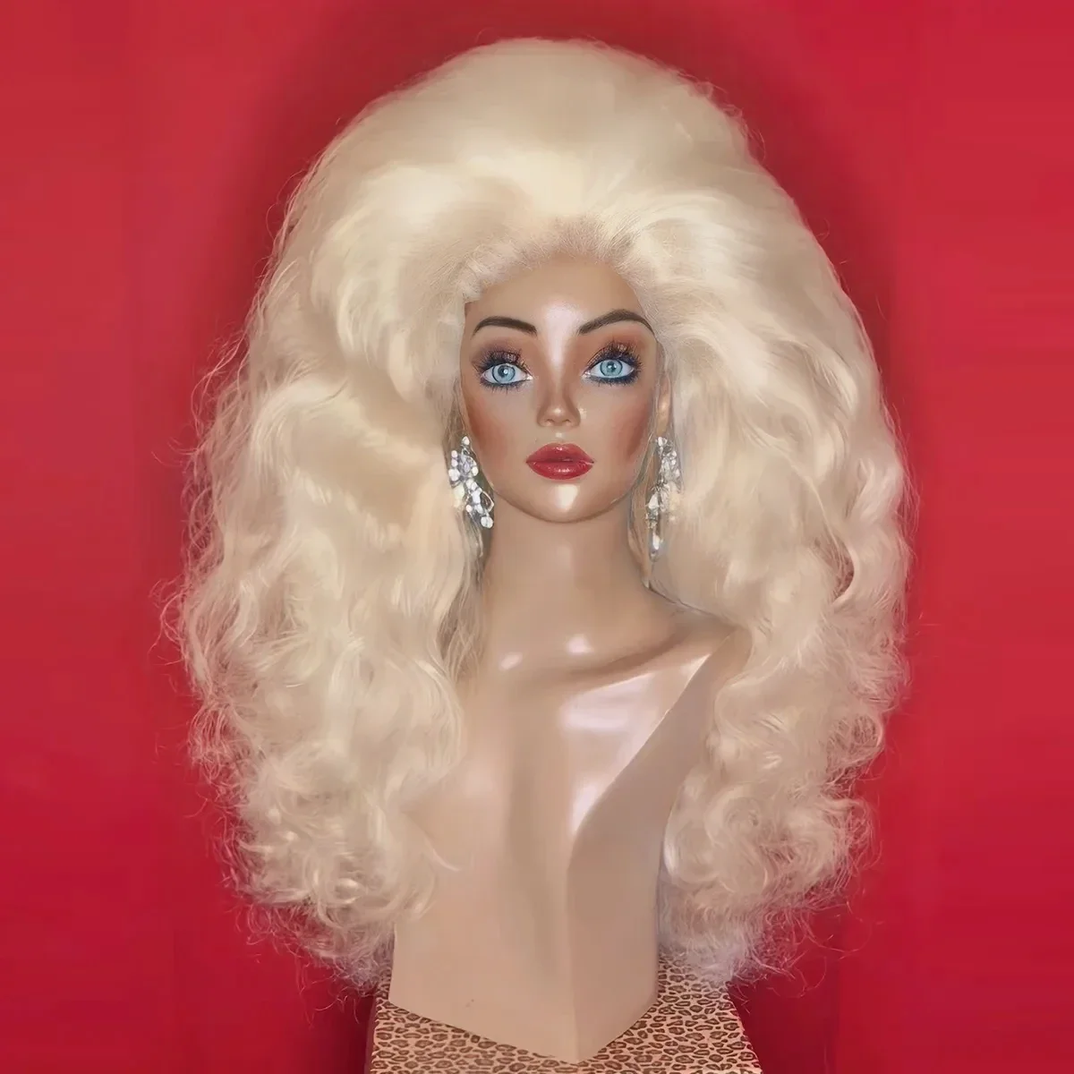 ICE-QUEEN-WIG-Lace-Front-Wig-Double-Stacked-Drag-Queen-Wig-Costume-Wig ...