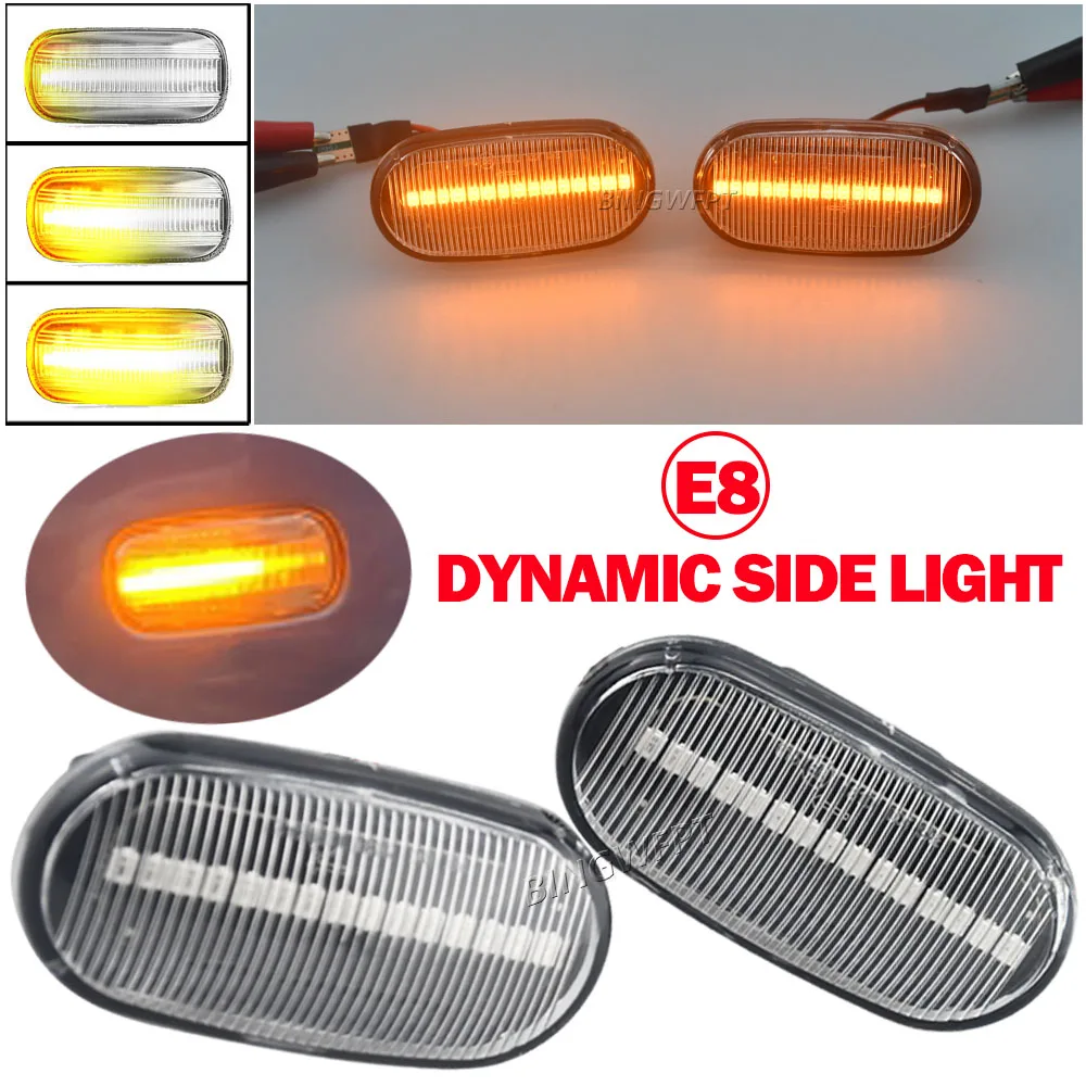 2X-LED-Dynamic-Turn-Signal-Lamp-Side-Marker-Light-Side-Lights-For-HONDA ...
