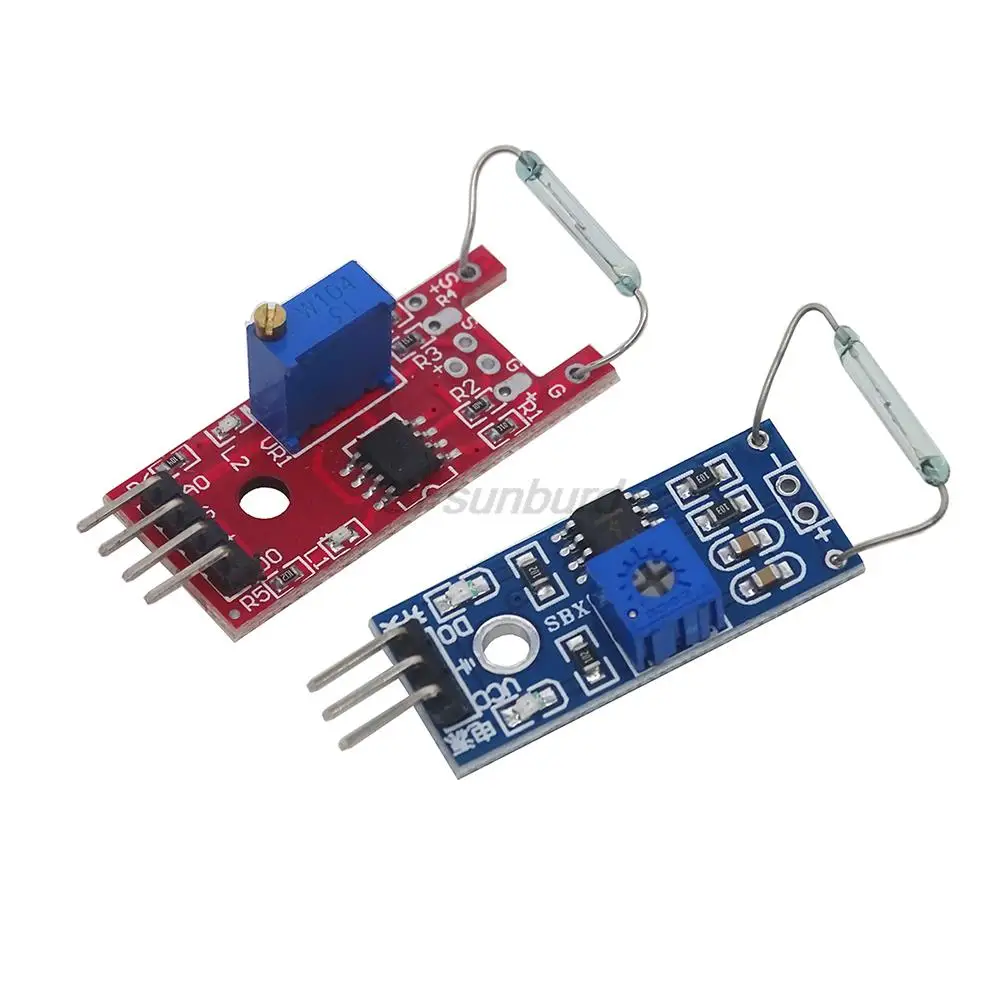 Reed Sensor Module Magnetron Module Reed Switch Magnetic Switch For Arduino Diy Kit Ky-025 Reed ...