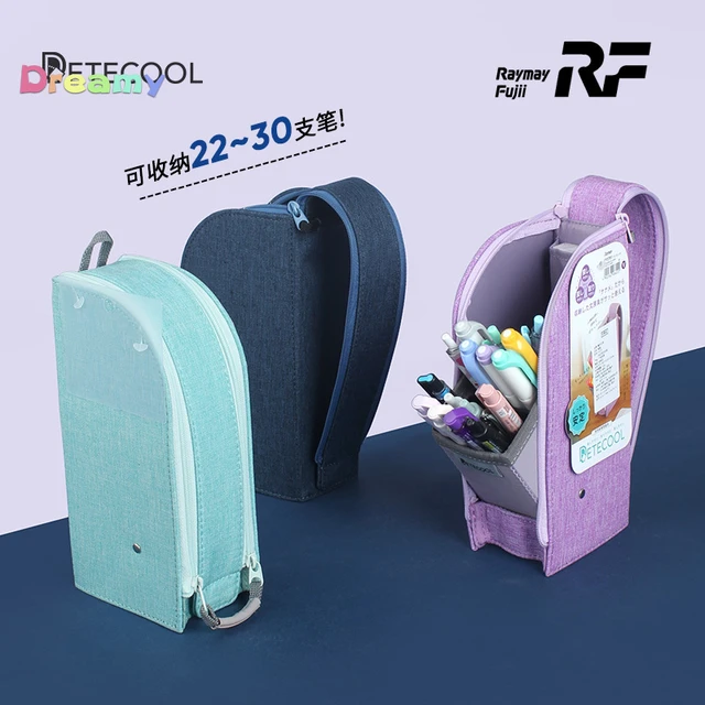 Japanese Raymay Etecool Large Capacity Stand Up Pencil Case, 45% OFF