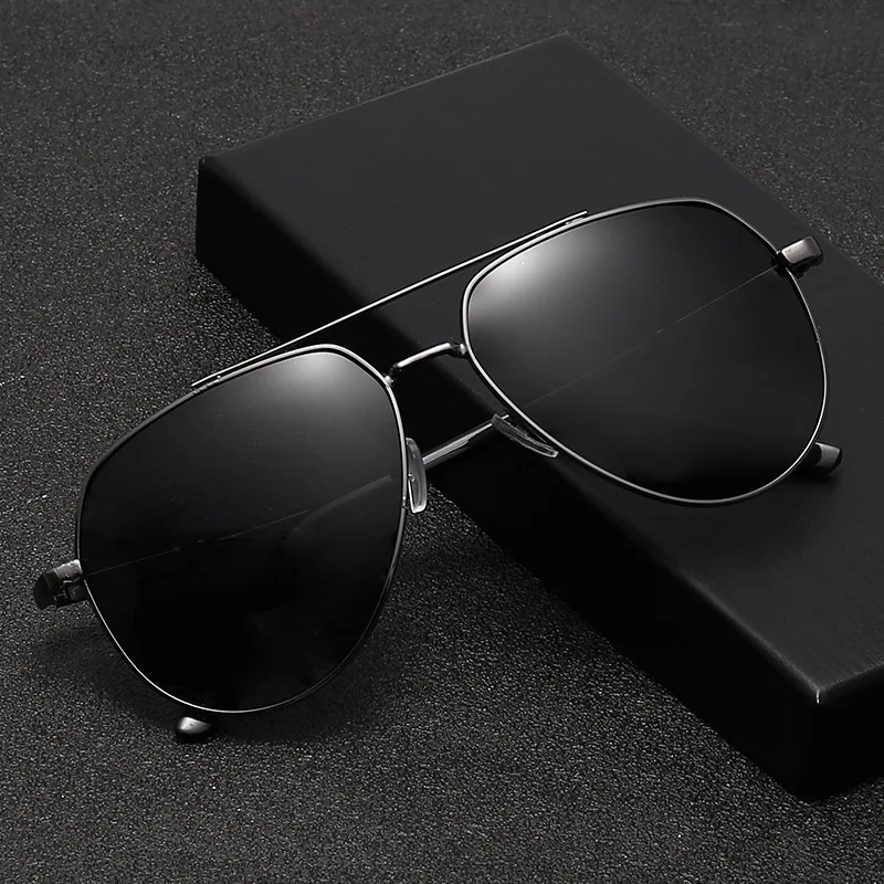 New-Polarized-Borderless-Sunglasses-Men-Women-Metal-Frame-Oval-Form-Sun ...