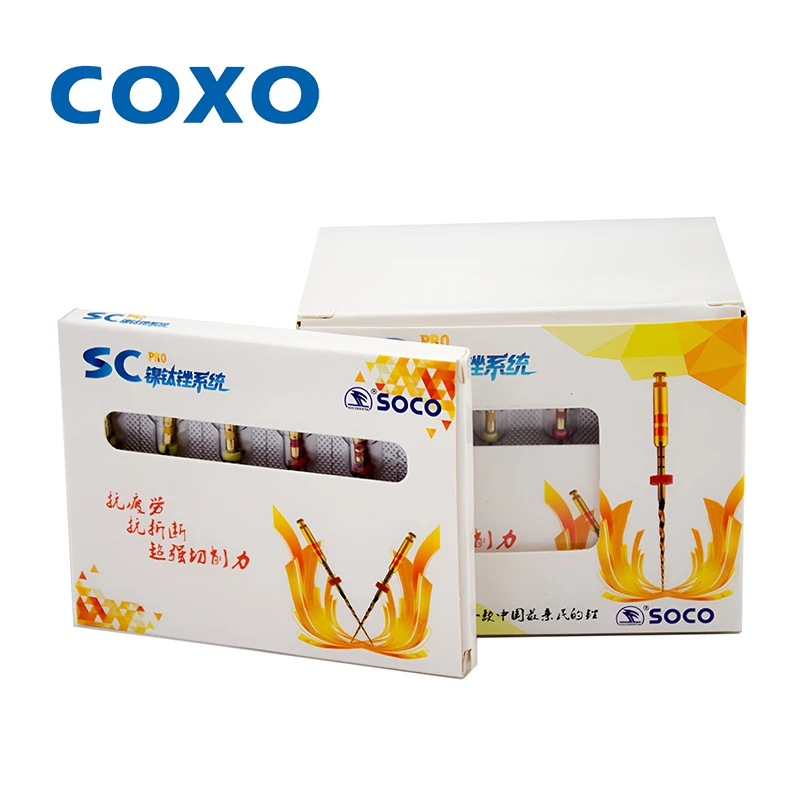 COXO-SOCO-SC-PRO-Dental-Root-Canal-File-Heat-Activated-Rotary-Nitinol ...
