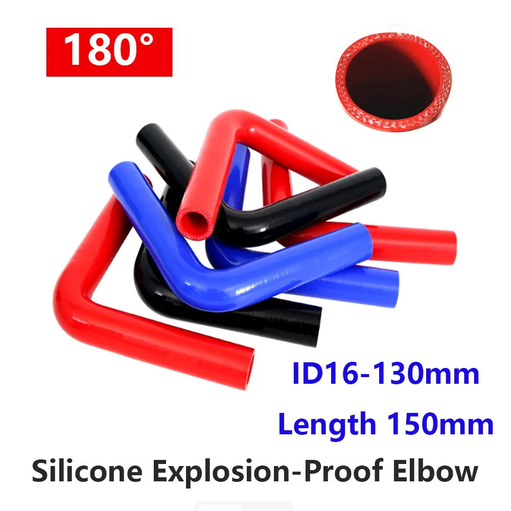 ID16mm-130mm Red Black Blue 90 ° Elbow High Temperature And High ...