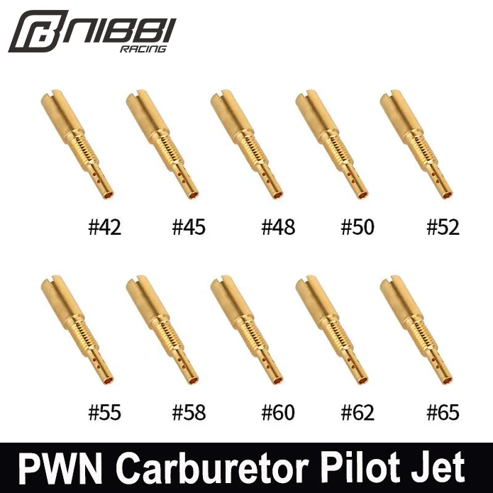 10pcs-NIBBI-PWN-Carburetor-Pilot-Jet-Kit-Motorcycle-Carburetor-Main ...