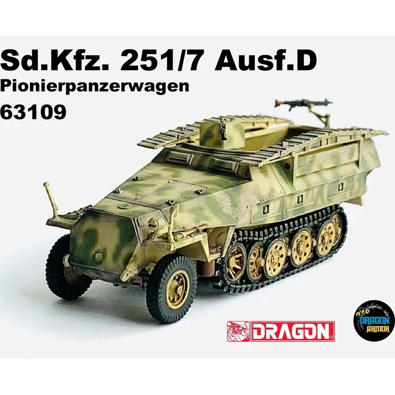 Dragon-Armor-1-72-WWII-German-Tank-Model-SD-KFZ-251-7-63109-Military ...