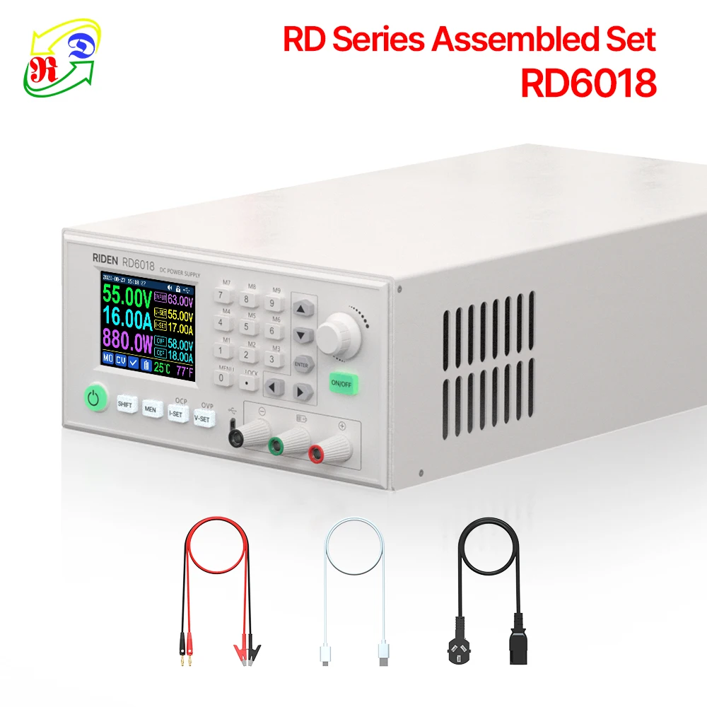 RD-RD6018-Assembled-Set-60V-18A-USB-AC-to-DC-Adjustable-Step-Down ...