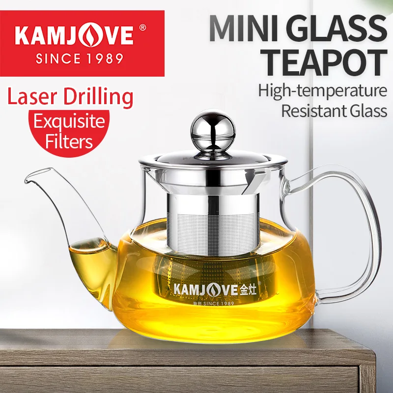 KAMJOVE-Heat-resistant-Glass-Teapot-Thickened-Tea-Separation-Brewing ...