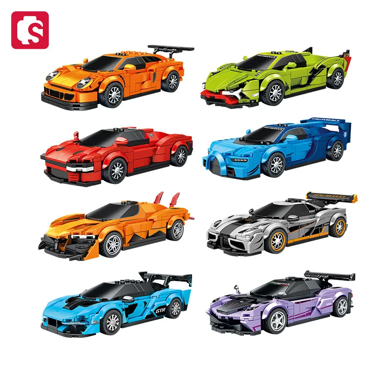 SEMBO Cool Fission Sports Car Assemblage Building Blocks Kits MOC ...