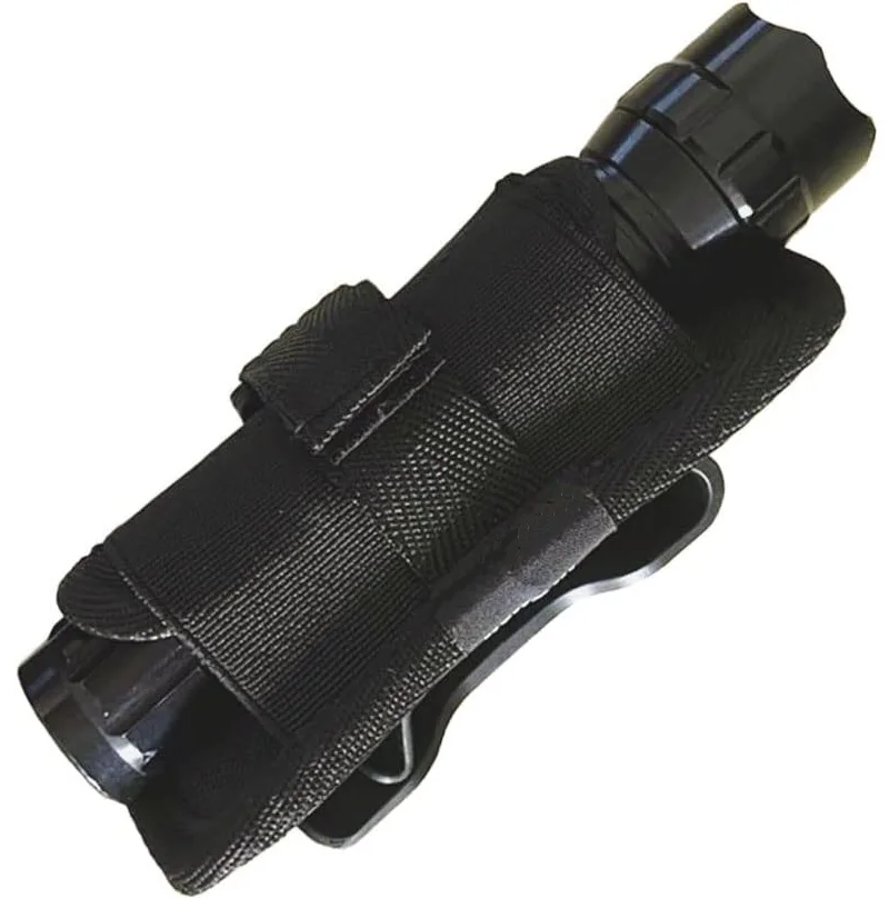 Tactical-Flashlight-Holster-401S-Belt-18650-Nylon-Pouch-Stretchable ...