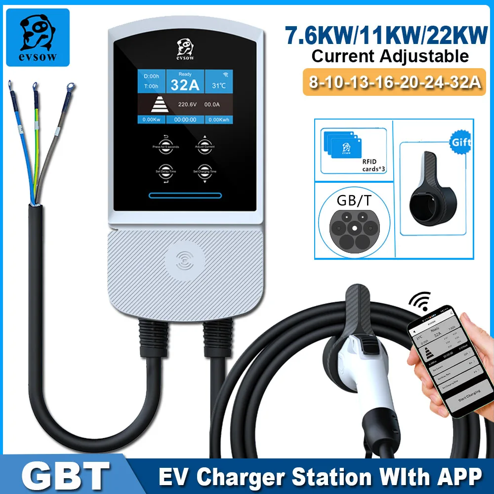 evsow-WIFI-EV-Charger-GB-T-22KW-32A-Electric-Car-Charger-With-APP ...