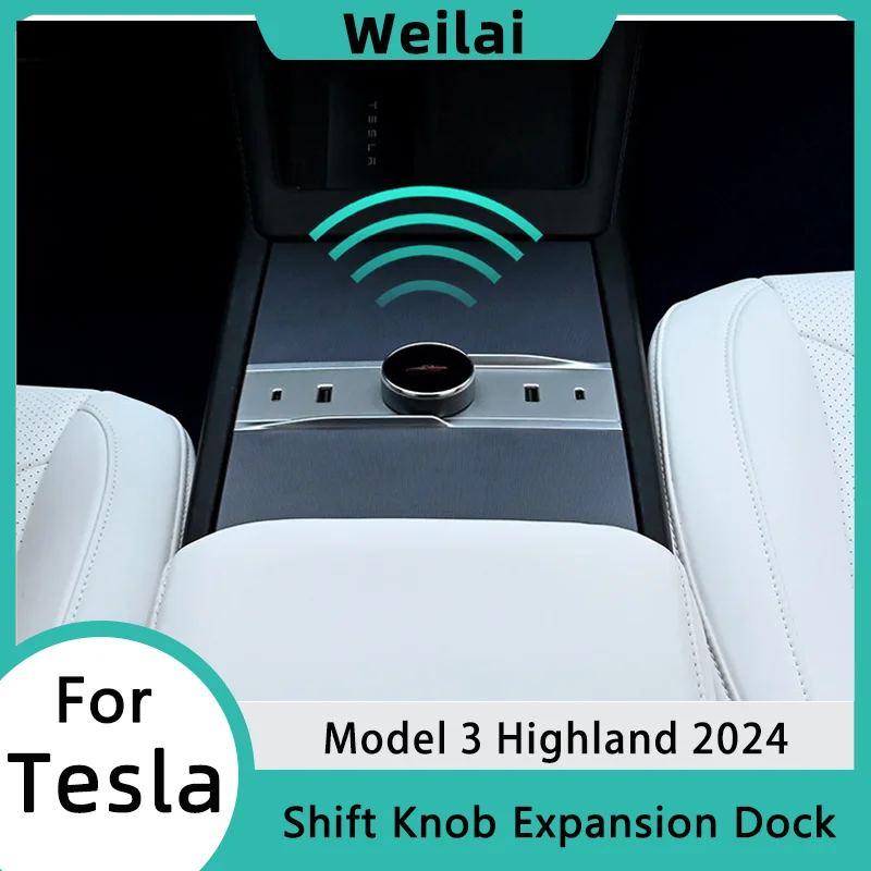 For-Tesla-Model-3-Highland-2024-Expansion-Docking-Station-Shift-Type-C ...