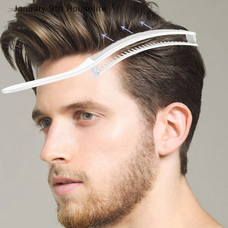 Double Layer Curved Positioning Comb Heat-Resistant Haircut Clipper ...