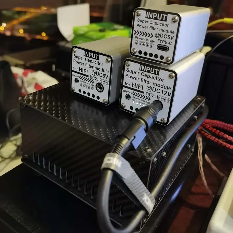 DLHiFi-filtro-de-potencia-DC2-1-12V-5V-9V-salida-de-entrada-condensador ...