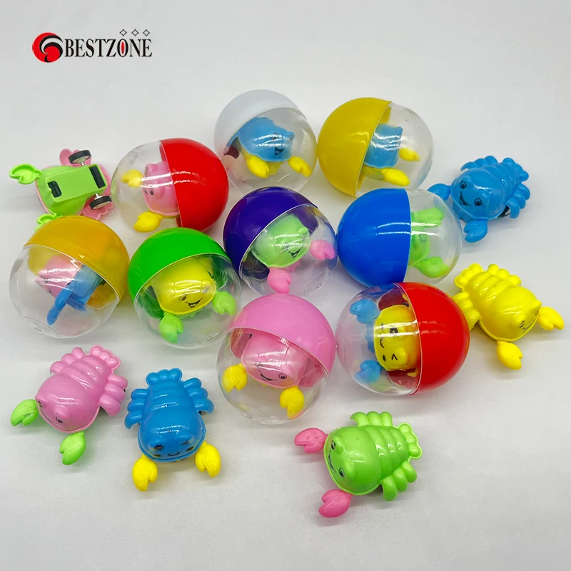 50pcs 47*56mm Surprise Ball+toys Plastic Capsule Toy With Animal Toy ...