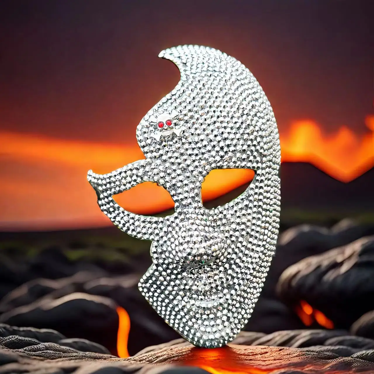 Burning-Man-Mask-Gold-Silver-Cosplay-Dancing-Party-Burningman-Glitter ...