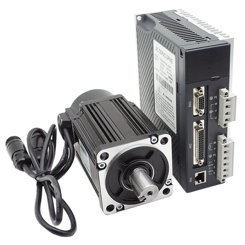 750W absolute value servo motor set AC 220V 80ST-M02430 servo motor ...