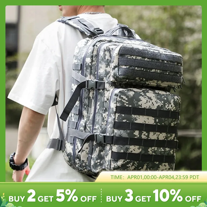 Men-Army-Military-Tactical-Backpack-900D-Polyester-45L-3P-Softback ...