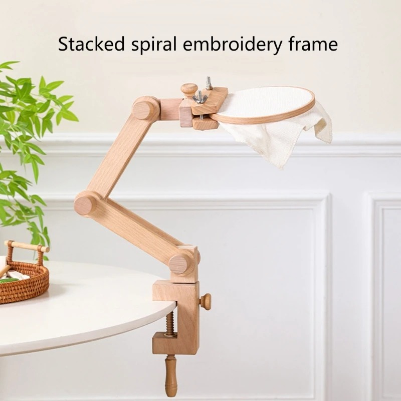 Desk-Adjustable-Embroidery-Frame-Stand-Embroidery-Stand-Rotating ...