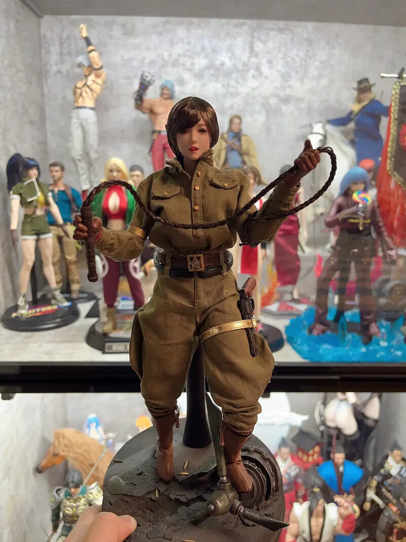 1-6-Scale-Length-about-40cm-Pu-Leather-Whip-Model-for-12-Accessories ...