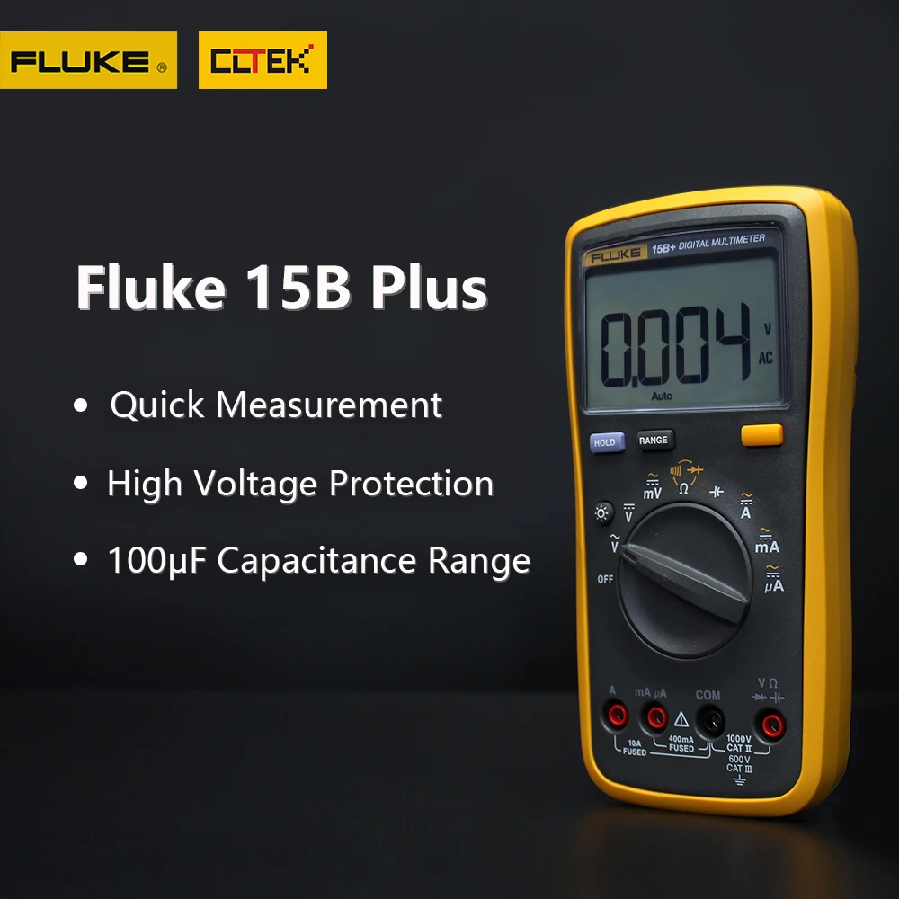 Fluke-15B-Plus-Mult-metro-Digital-Profissional-Mult-metro-Inteligente ...