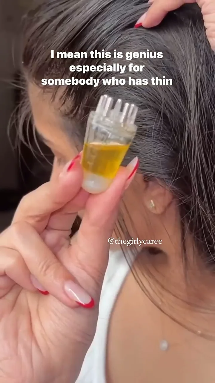 6ml Scalp Oil Applicator Bottle for Hair Growth | Scalp Massager and ...