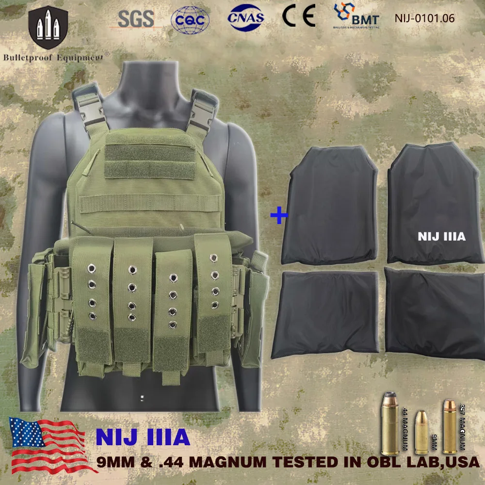 Real NIJ IIIA Ballistic Tactical Vest Plate Carrier: A Practical Review ...
