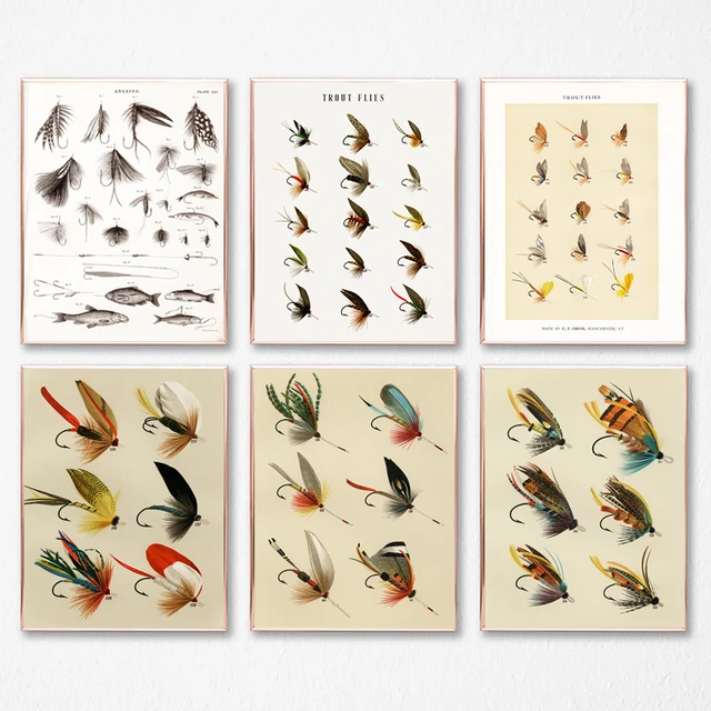 Fly Fishing Flies Painting