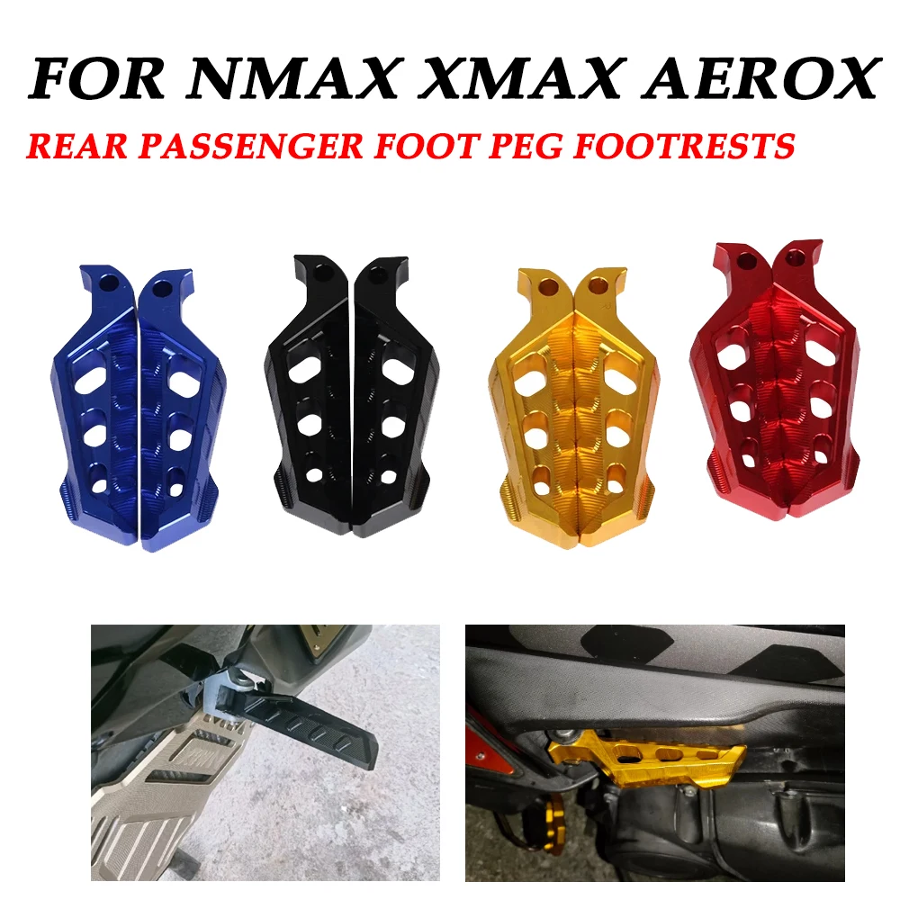 Motorcycle-Rear-Passenger-Foot-Peg-Footrests-For-YAMAHA-NMAX155 ...