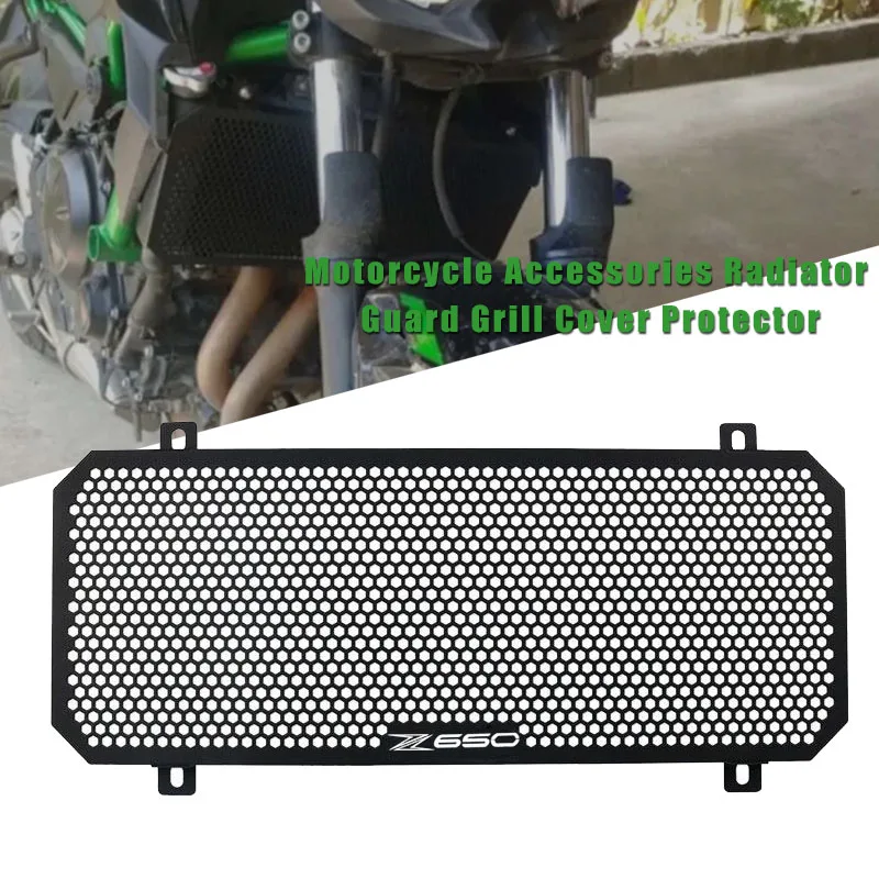 Motorcycle-Radiator-Guard-Protector-Grille-Grill-Cover-Fit-For-Z650 ...