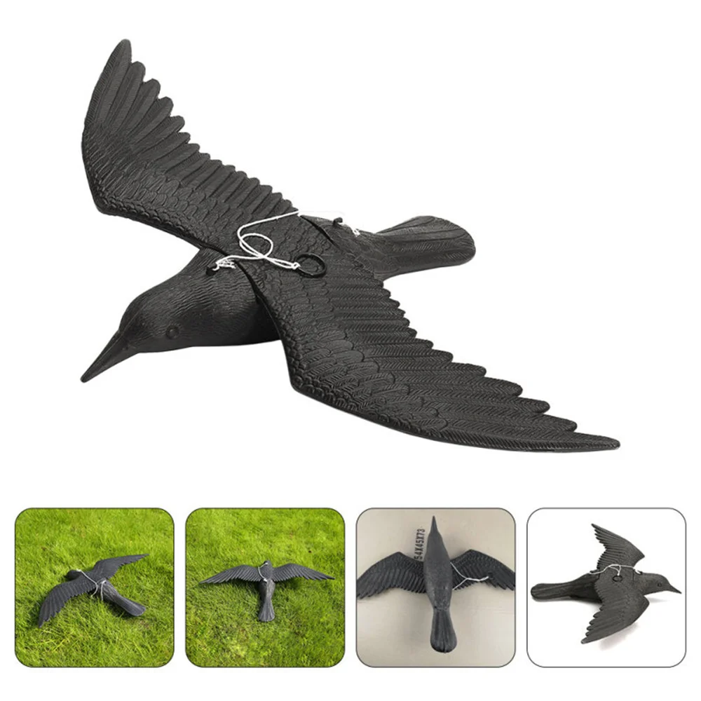 Reallike-3D-Plastic-Animals-Figures-Realistic-Plastic-Crow-Ravens ...