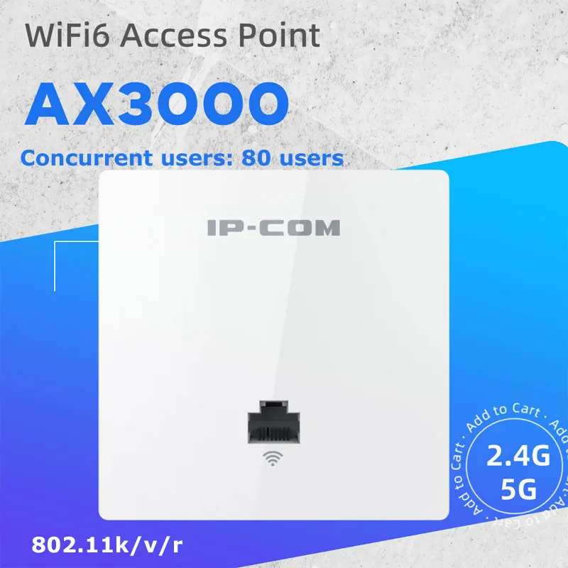 AX3000-WIFI-6-Wireless-In-Wall-Access-Point-Panel-Gigabit-Dual-band-AP ...