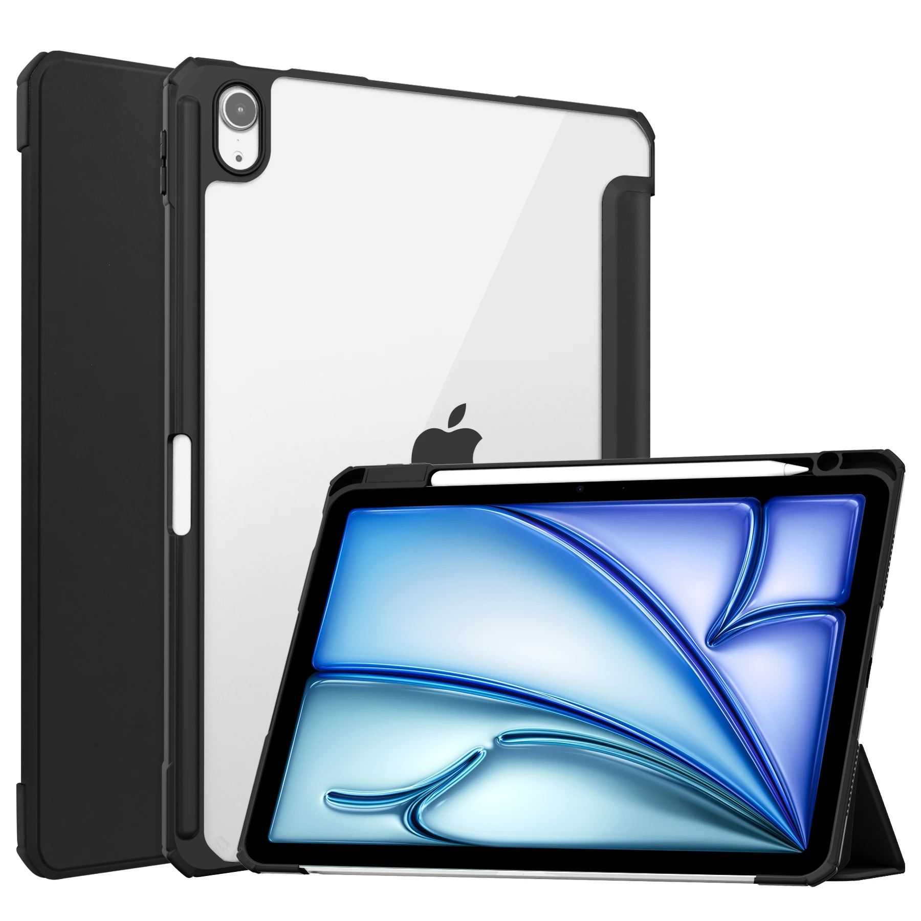 For-Apple-iPad-Air-11-2024-Smart-Case-A2902-Folding-Stand-Funda-with ...