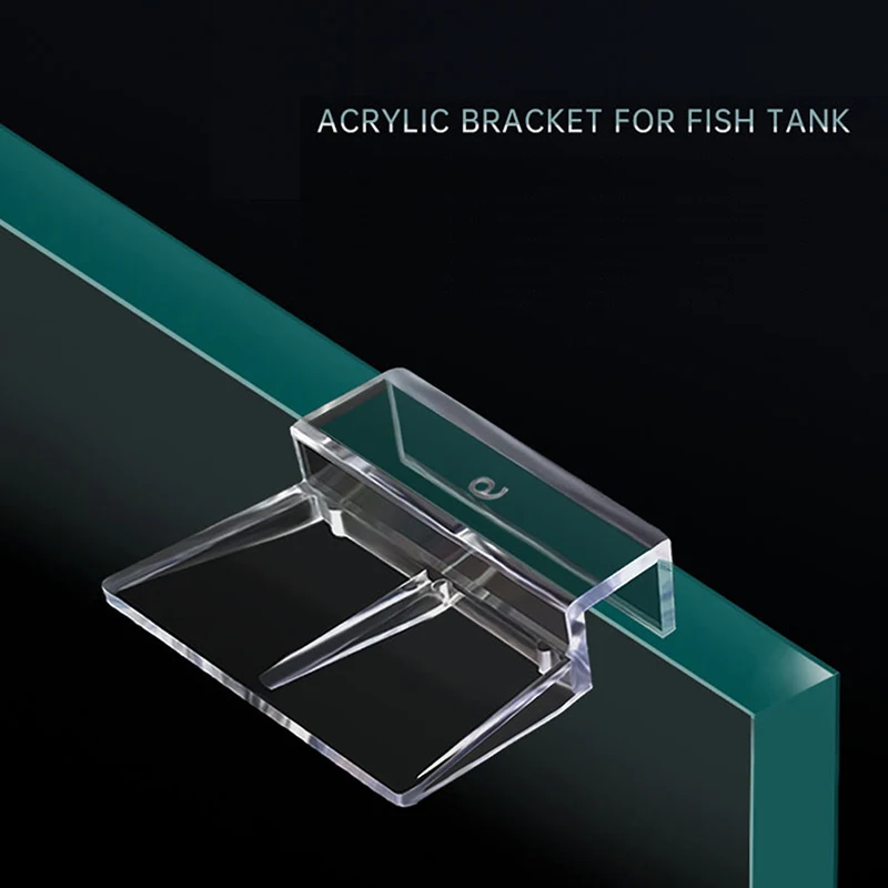 4PCS Aquarium Glass Cover Holder Acrylic Bracket Fish Tank Lid Clips ...