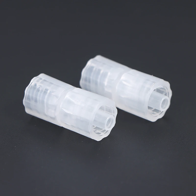 2Pcs Double Male Luer Connector Straight-through Connector Medical ...