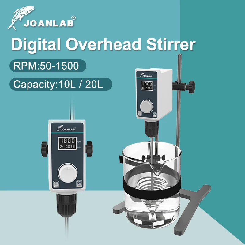 JOANLAB-Electric-Stirrer-Laboratory-Digital-Display-Overhead-Stirrer ...