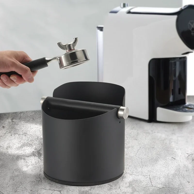 Stainless Steel Coffee Knocking Box Anti-slip Coffee Ground Knock ...