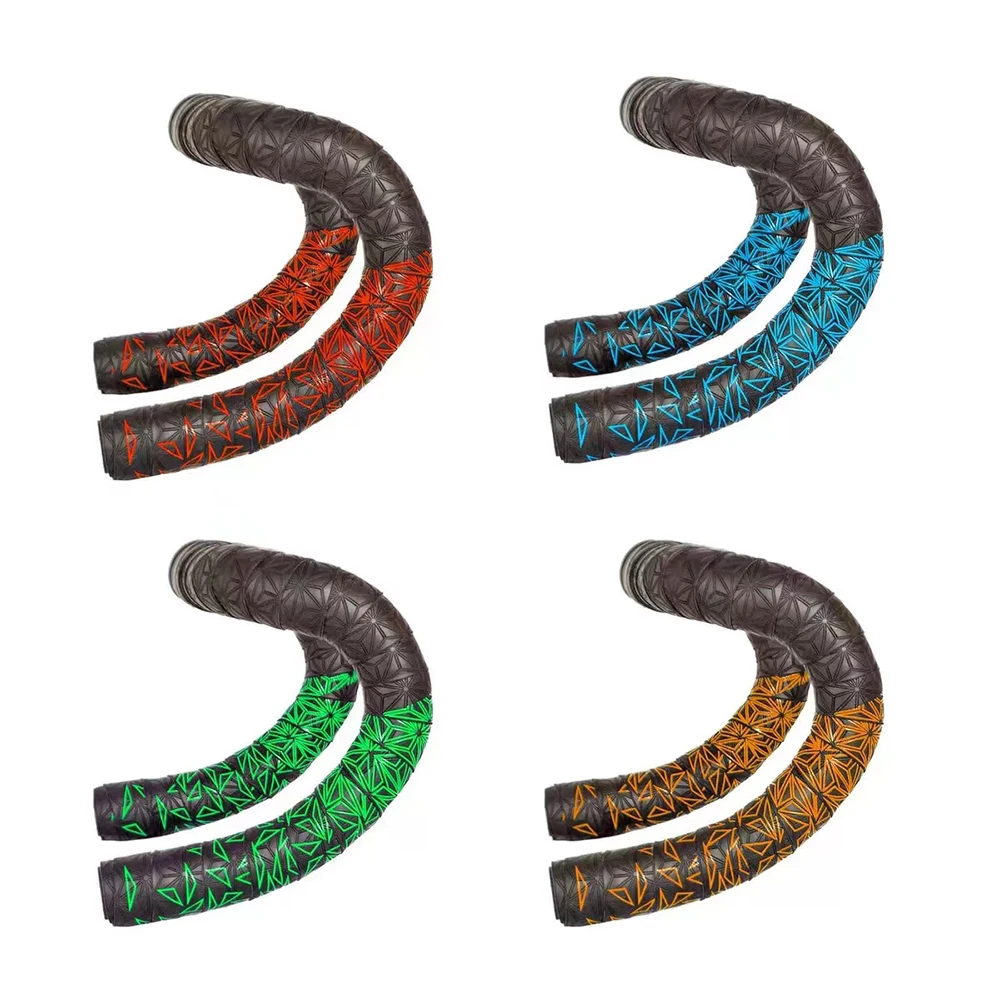 Carbon pattern/Chrysanthemum pattern Road Bike Bar Tape Handlebar Tapes ...