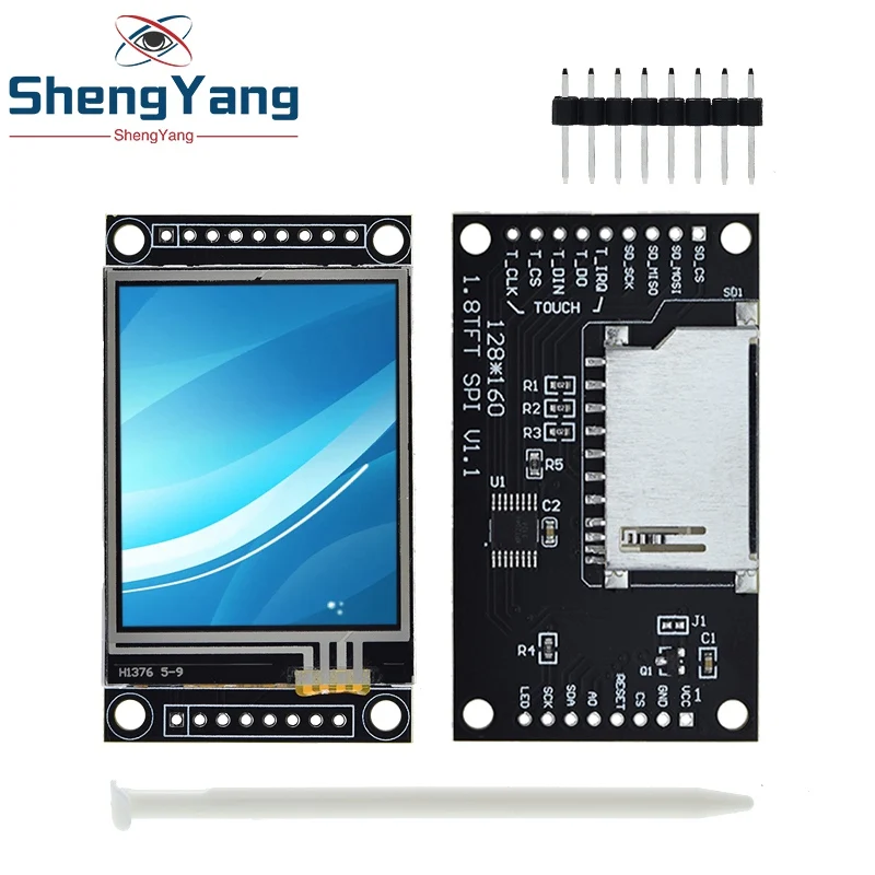 1.8 Inch Tft Lcd Module Lcd Screen Module With Touch Spi Serial 51 ...