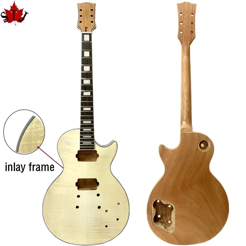 1 set Best New DIY Electric Guitar LP style Guitar Mahogany Body ...