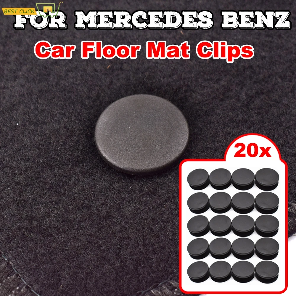 20pcs Car Floor Mat Clips Carpet Retainer Grips Holders Fixing Clamps ...