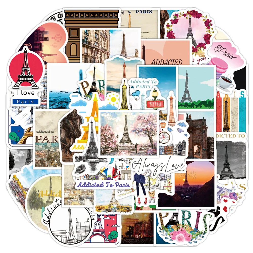 Paris Suitcase Sticker